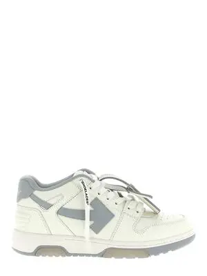Off-White OFF-WHITE "Out Of Office" Leather Sneakers Gray