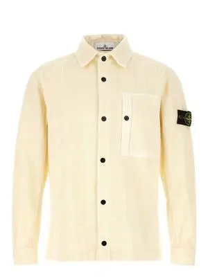 Stone Island 1200016' Overshirt - White