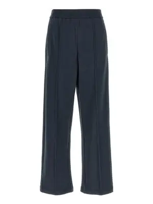 Brunello Cucinelli Joggers With Frontal Stitching Detail - Blue