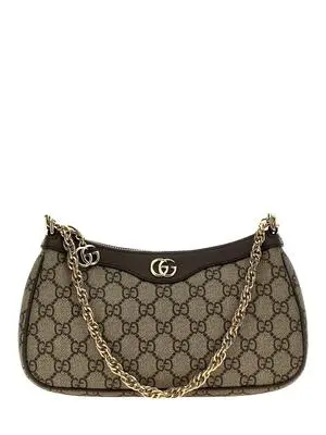 Gucci Ophidia Gg Supreme Canvas Shoulder Bag - Cream