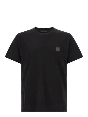 Stone Island Badge Ghost' T-shirt - Black