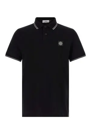 Stone Island Stone Island Men '2200010' Polo Shirt Black