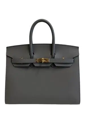 Hermès Hermès Birkin 25cm Sellier Gris Meyer Madame Leather Gold Hardware Grey