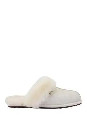 AUSTRALIA LUXE COLLECTIVE Sheepskin Mule Slippers - White