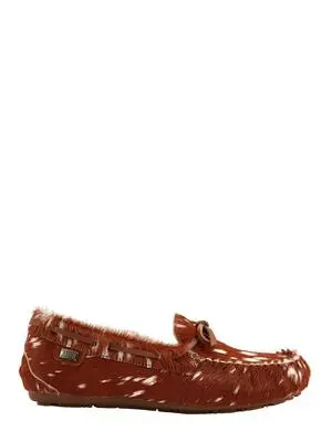 AUSTRALIA LUXE COLLECTIVE Prost Bambi Printed Pony Hair Loafer - Brown