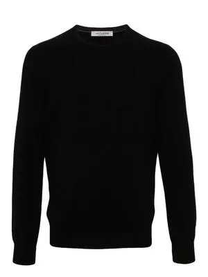 D'ANIELLO Cashmere Crewneck Sweater - Black