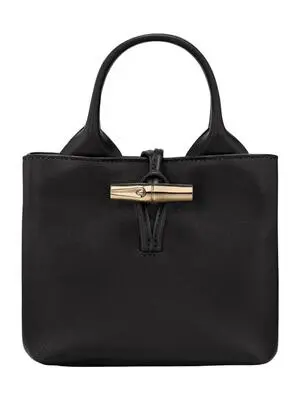 Longchamp Longchamp Le Roseau XS Leather Mini Bag Black