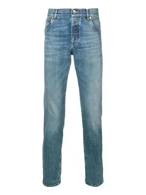 Brunello Cucinelli Straight Leg Jeans - Blue