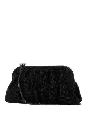 Benedetta Bruzziches Venus Mesh Clutch Bag - Black