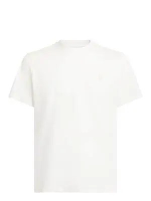 Sandro Cotton Logo-patch T-shirt Beige