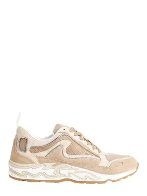 Sandro Suede Trim Flame Sneakers - Beige