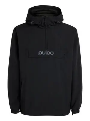 PULCO STUDIOS Water-resistant Hooded Jacket - Black