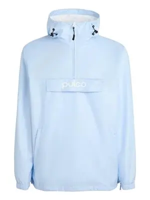 PULCO STUDIOS Water-resistant Hooded Anorak Jacket - Blue