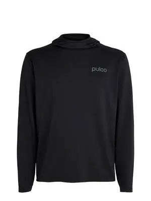 PULCO STUDIOS Hooded Performance Top - Black