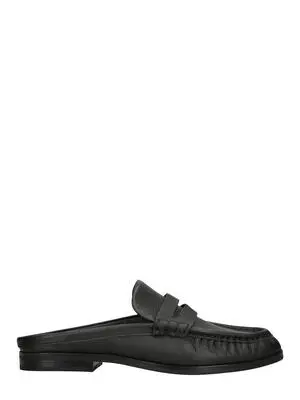 SIMKHAI Simkhai Leather Backless Loafers