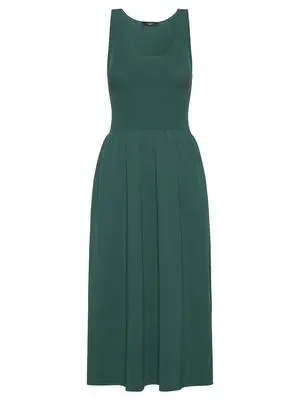 Max Mara Rib-knit Midi Dress - Green