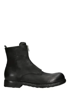 Officine Creative Officine Creative Leather Zip-Up Ankle Boots Black