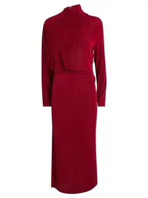 CAMILLA AND MARC Camilla And Marc Draped Ravine Midi Dress