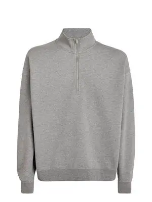 Canada Goose Organic Cotton Rove Quarter-zip Sweatshirt - Grey