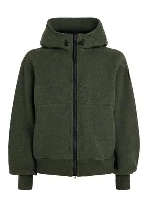 Canada Goose Wool-blend Fleece Chilliwack Bomber Jacket - Green