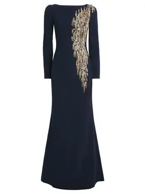 Jenny Packham Embellished Avana Maxi Dress - Black