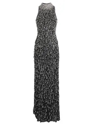Jenny Packham Embellished Santa Fe Maxi Dress - Black