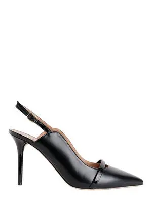 MALONE SOULIERS Leather Slingback Pumps - Black