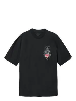 ALLSAINTS Organic Cotton Reflect T-shirt - Black