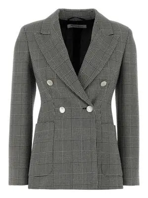 Max Mara Embroidered Wool Blazer - Multicolor