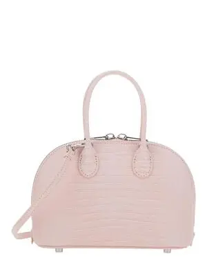 SELF-PORTRAIT Mini Bag With Lizard Effect Leather And Silver-tone Hardware - Multicolor