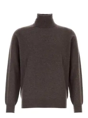 Brunello Cucinelli Cashmere Turtleneck Sweater - Brown