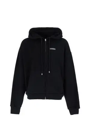AMIRI AMIRI Hooded Zip Sweatshirt With Tech Fabric Patch