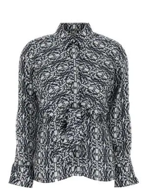 Max Mara Printed Silk Shirt - Multicolor