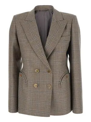BLAZÉ MILANO Saona Double-breasted Jacket - Multicolor