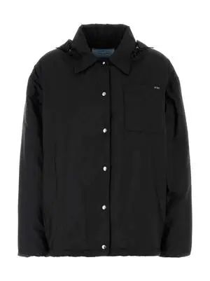 Prada Re-nylon Padded Jacket - Black