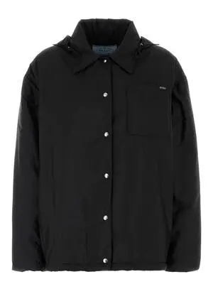 Prada Re-nylon Padded Jacket - Black