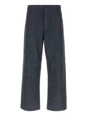 Prada Tailored Wide Leg Trousers - Blue