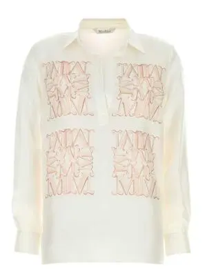 Max Mara Silk Blouse - White