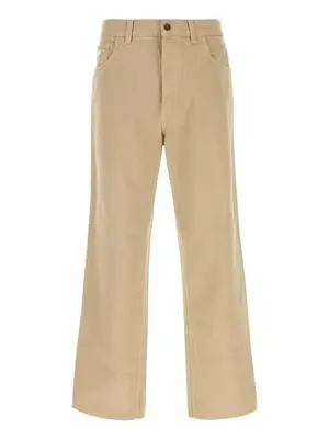 Prada Beige Cotton Pants - Brown