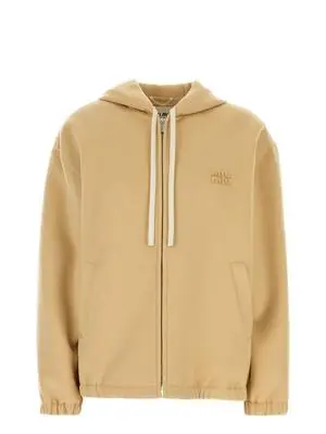 Miu Miu MIU MIU Pastel Wool Blend Jacket Yellow