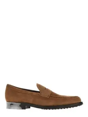 TOD'S TOD'S Suede Loafers Brown