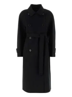 Max Mara Wool Coat - Black
