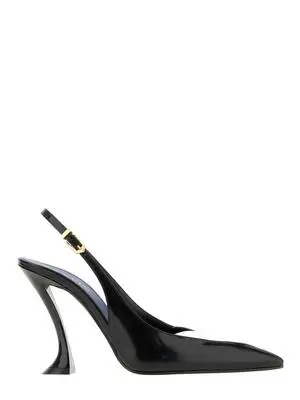 LANVIN Two-tone Leather Slingback Pumps - Multicolor