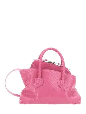 Attico La Passeggiata Top Handle Bag In Leather - Multicolor