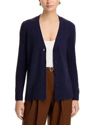 Bloomingdale'S V-neck Cardigan - Navy