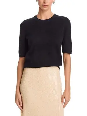 Bloomingdale'S Exclusive Crewneck T-shirt Sweater - Black