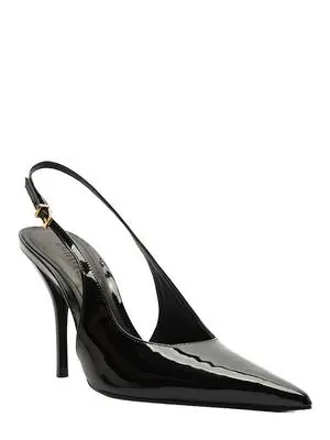Schutz Liora Patent Slingback Pumps - Black