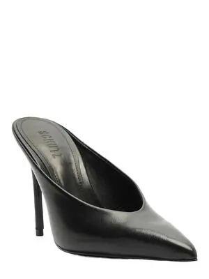 Schutz Schutz Loren Calf Hair Pointed Pumps Black