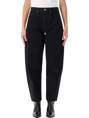 Isabel Marant Étoile Oriane Barrel-leg Jeans - Faded Black