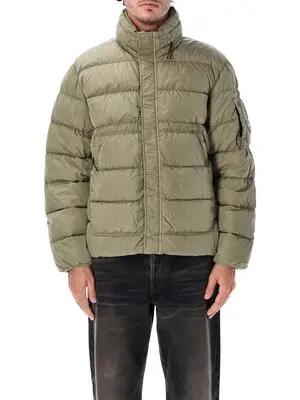 C.P. COMPANY Hooded Puffer Jacket - Fallen Rock